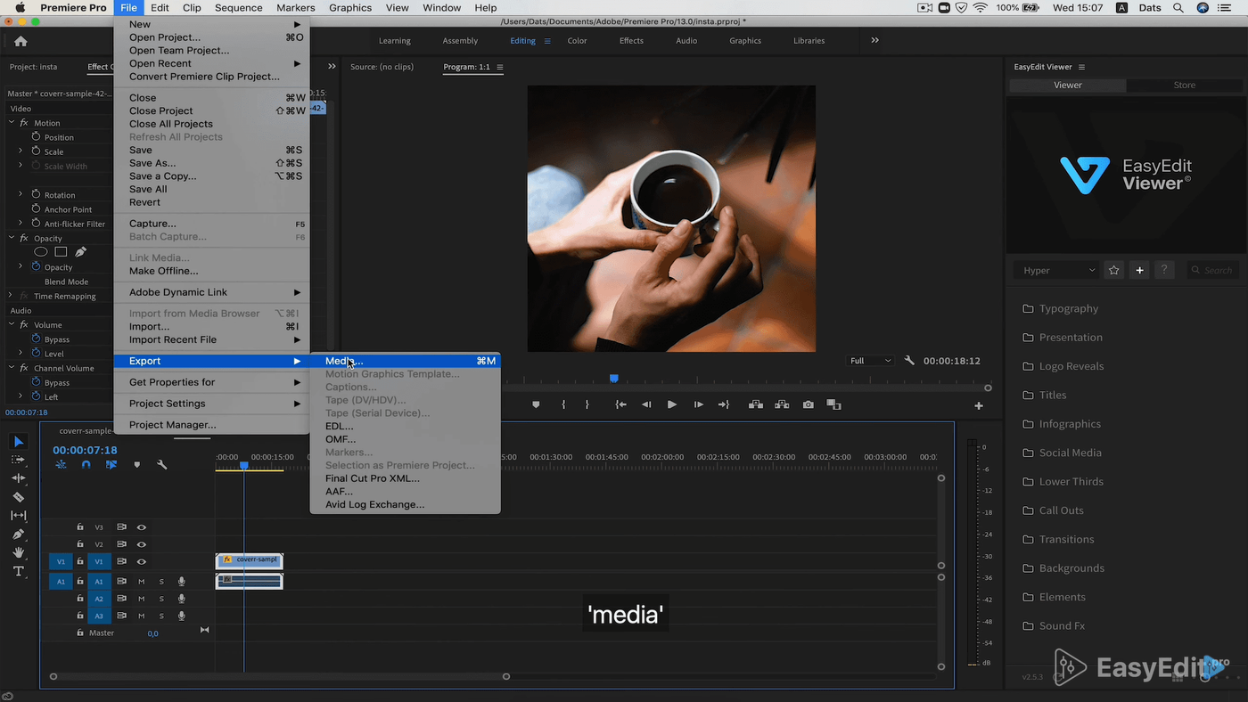 How to export from Premiere Pro to Instagram | EasyEdit how-to-export-from-premiere-pro-to-instagram-easyedit
